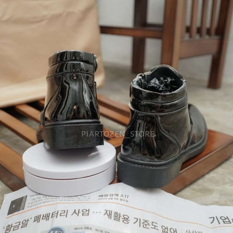 Jual Sepatu Pdh Pria Model Tanpa Tali, Untuk Dinas Tni/polri, Keamanan ...