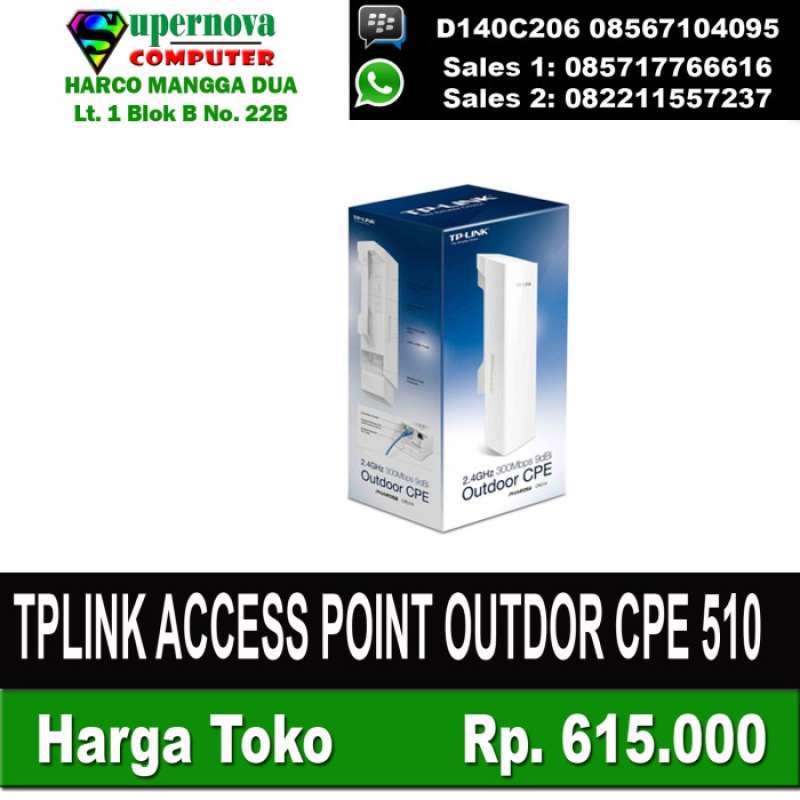 Promo TP LINK CPE510 5GHZ 300MBPS 13DBI OUTDOOR CPE ACCESS POINTS ...
