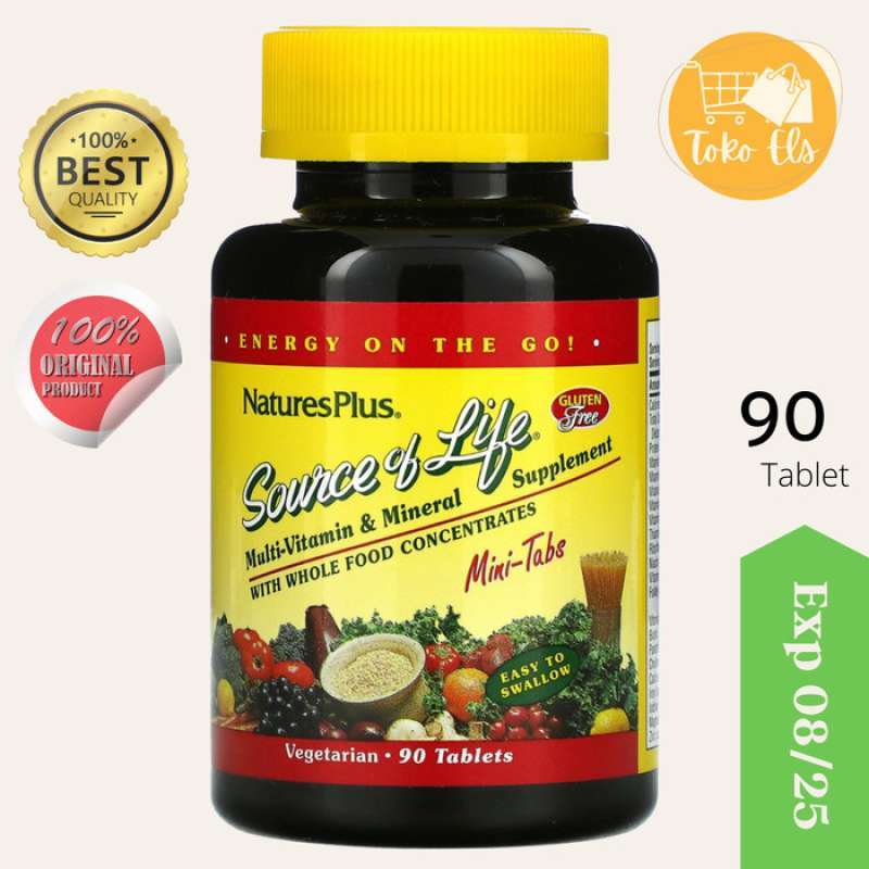 Promo Natureâ€™s Plus Source Of Life Mini-tab 90 Tab Multivitamin ...