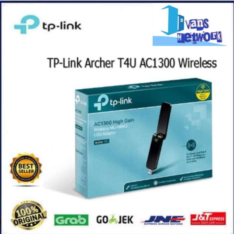 Promo TPLINK Archer T4U AC1300 wireless dual band USB adapter Diskon 23 ...