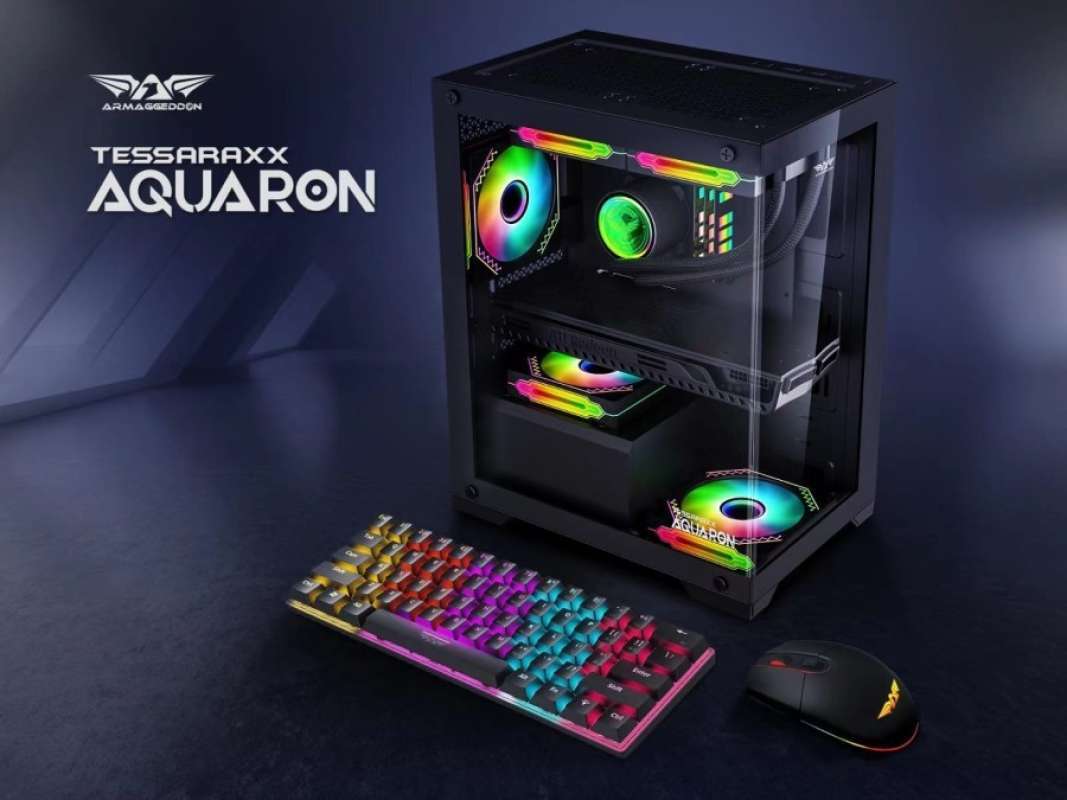 Promo Casing Pc Gaming Armaggeddon Aquaron M-atx Diskon 1% Di Seller ...