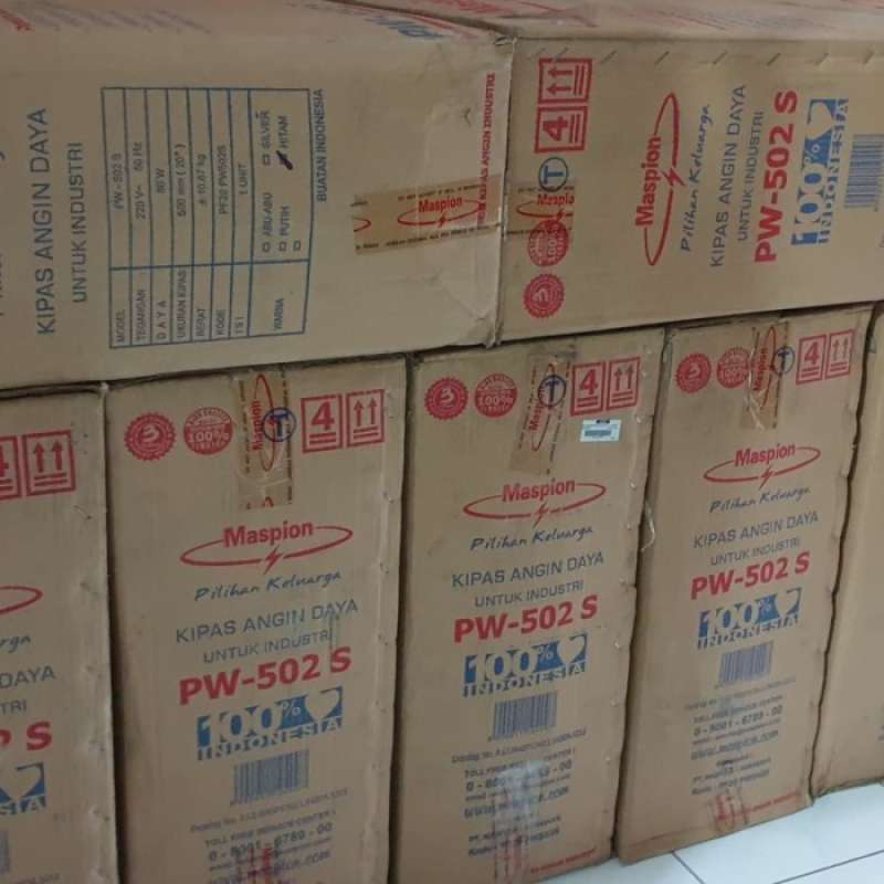 Promo Maspion Kipas Angin Berdiri Stand Fan Besi 20in Pw-502s Pw 502 Diskon 23% Di Seller Pt ...