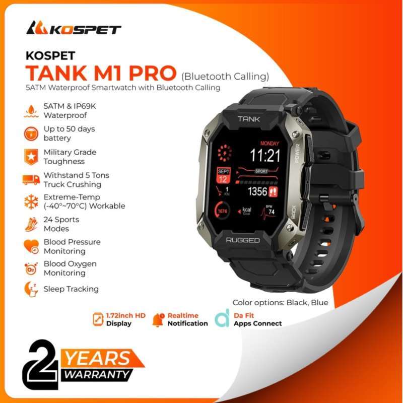 Jual Smartwatch Kospet Tank T1 Pro Terbaik April 2024 - Harga Murah ...
