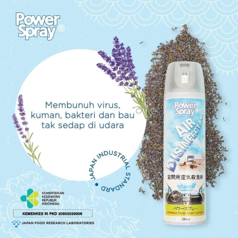 Promo Power Spray Premium Air Disinfectant 500 Ml Diskon 33% Di Seller ...