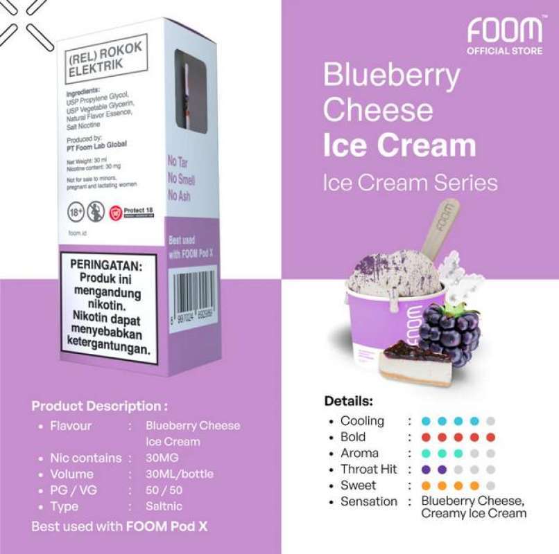Jual Liquid Foom Ice Cream Salt Series Di Seller Vaporit Surabaya ...