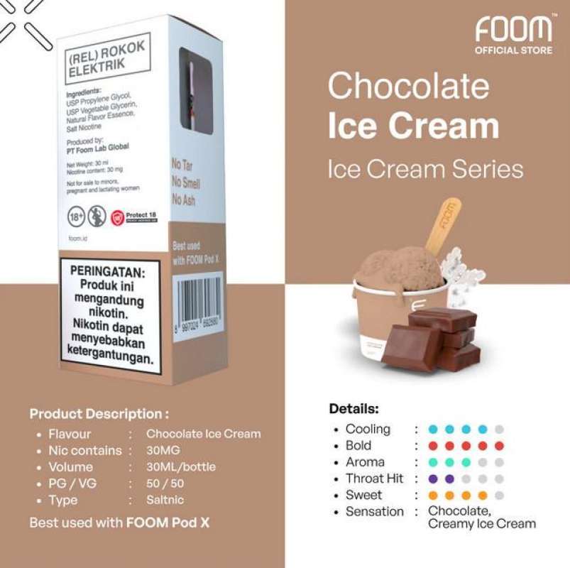 Jual Liquid Foom Ice Cream Salt Series Di Seller Vaporit Surabaya ...