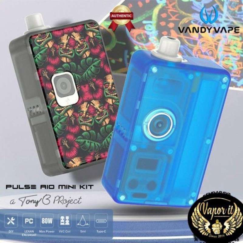 Jual Pulse AIO Mini Kit 80W with RBA POD MOD Authentic di Seller Vaporit Surabaya Official Store ...
