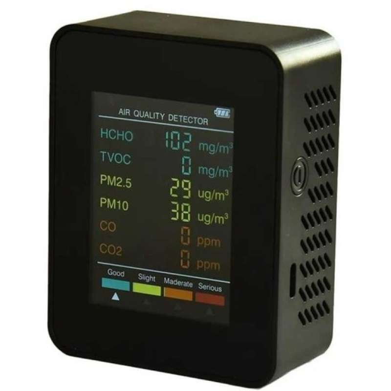 Promo Alat Deteksi Sensor Kualitas Udara Polusi Air Quality 6 In 1 1200 ...