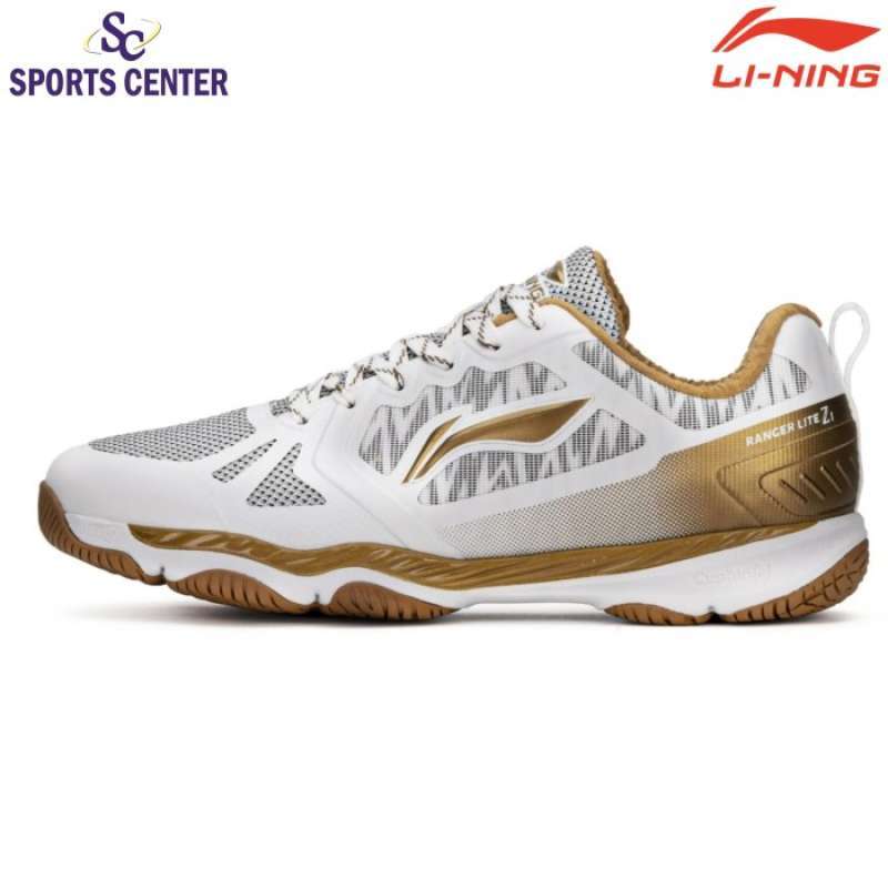 Promo New Color Sepatu Badminton Lining Ranger Lite Z1 White Gold ...