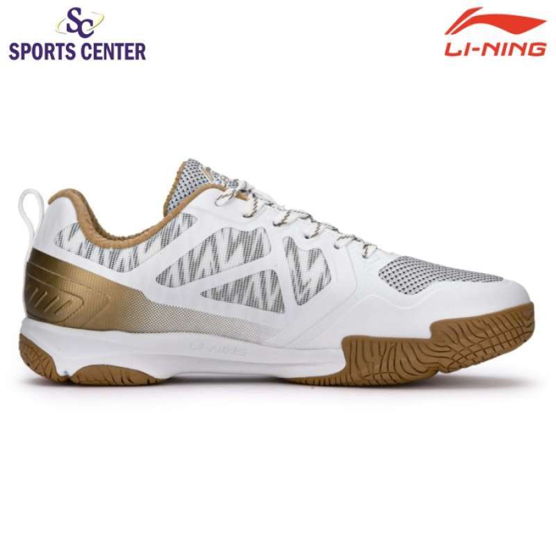 Promo New Color Sepatu Badminton Lining Ranger Lite Z1 White Gold ...
