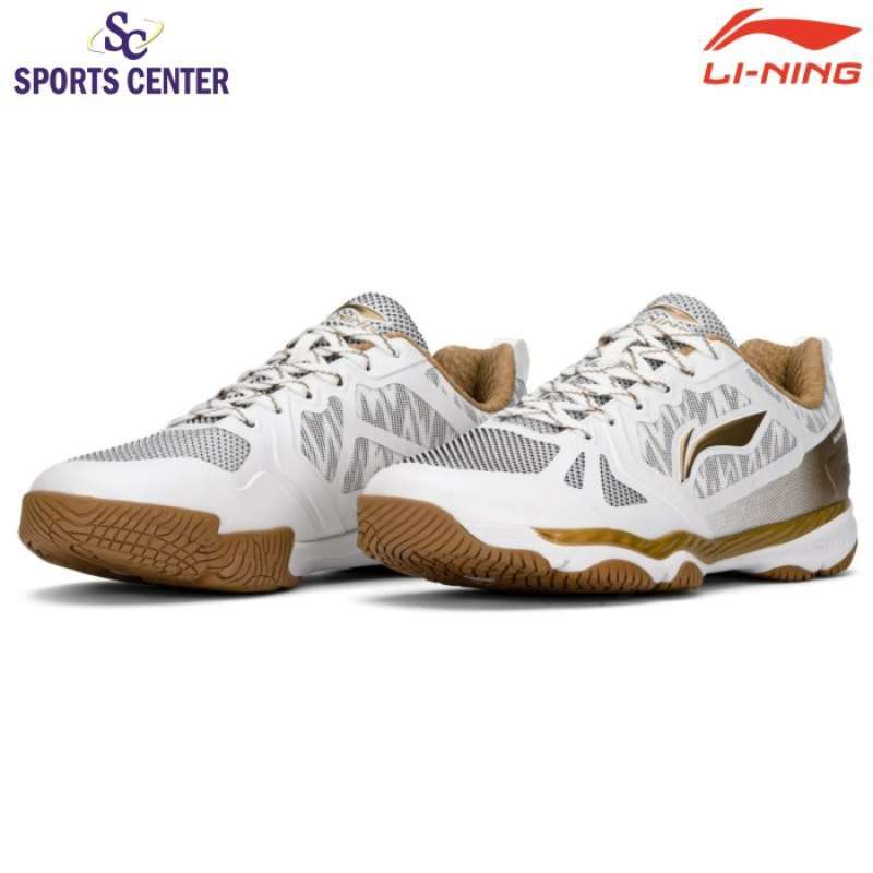 Promo New Color Sepatu Badminton Lining Ranger Lite Z1 White Gold ...