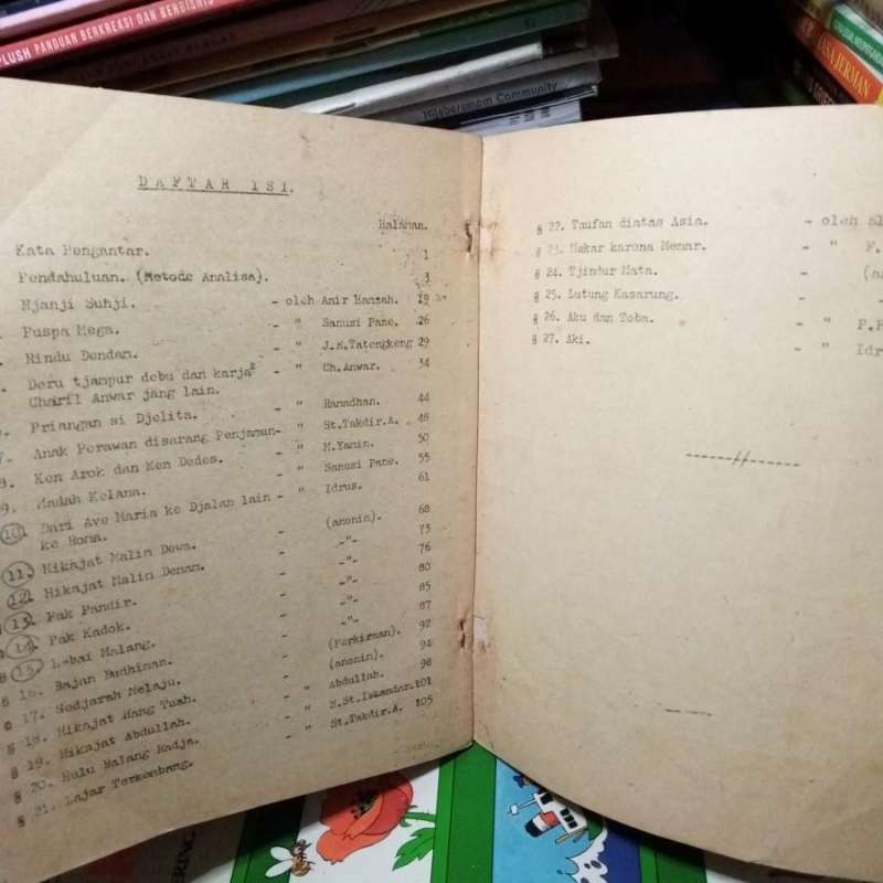 Jual Analisa Prosa Dan Puisi Jilid 1 Ejaan Lama 137 Halaman Di Seller E ...