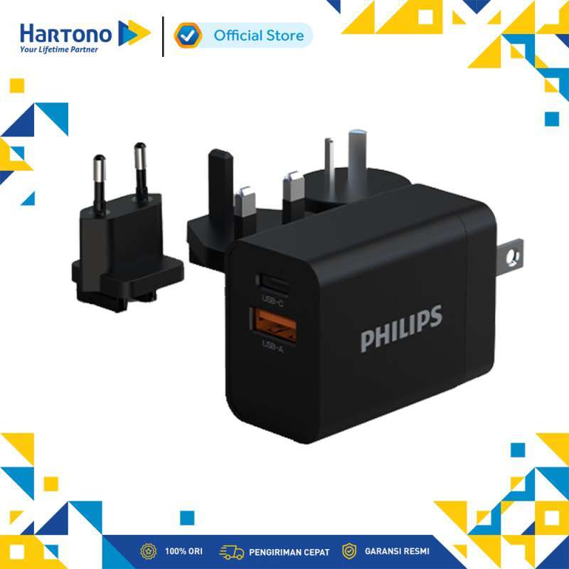 Jual Philips Travel Combo Magsafe Charger Adaptor DLP4525ND di Seller ...
