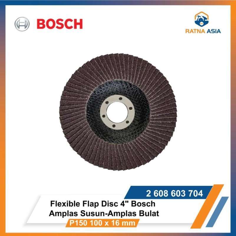 Jual Flexible Flap Disc 4 Bosch P150 100 x 16 mm Amplas Susun-Amplas ...