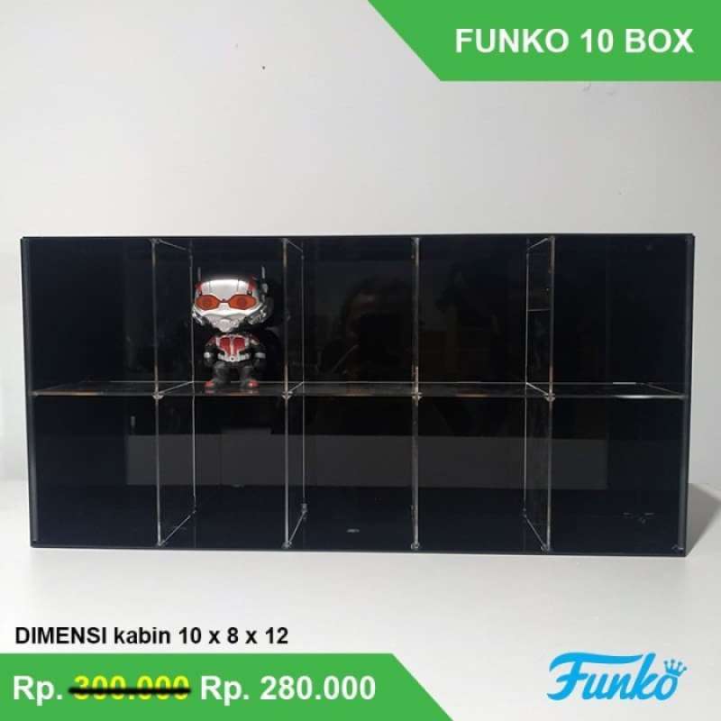 Promo Rak Pop Isi 10 Display Akrilik Diskon 23% Di Seller Qairina Store ...