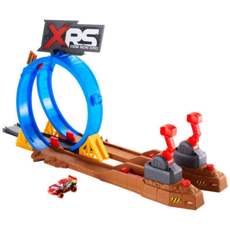 Promo Disney Cars Xrs Mud Racing Crash Challenge Trackset / Mainan ...