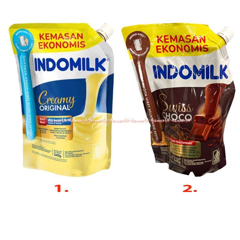 Jual Indomilk 545gr Creamy Original Swiss Choco Kemasan Pouch Ekonomis ...