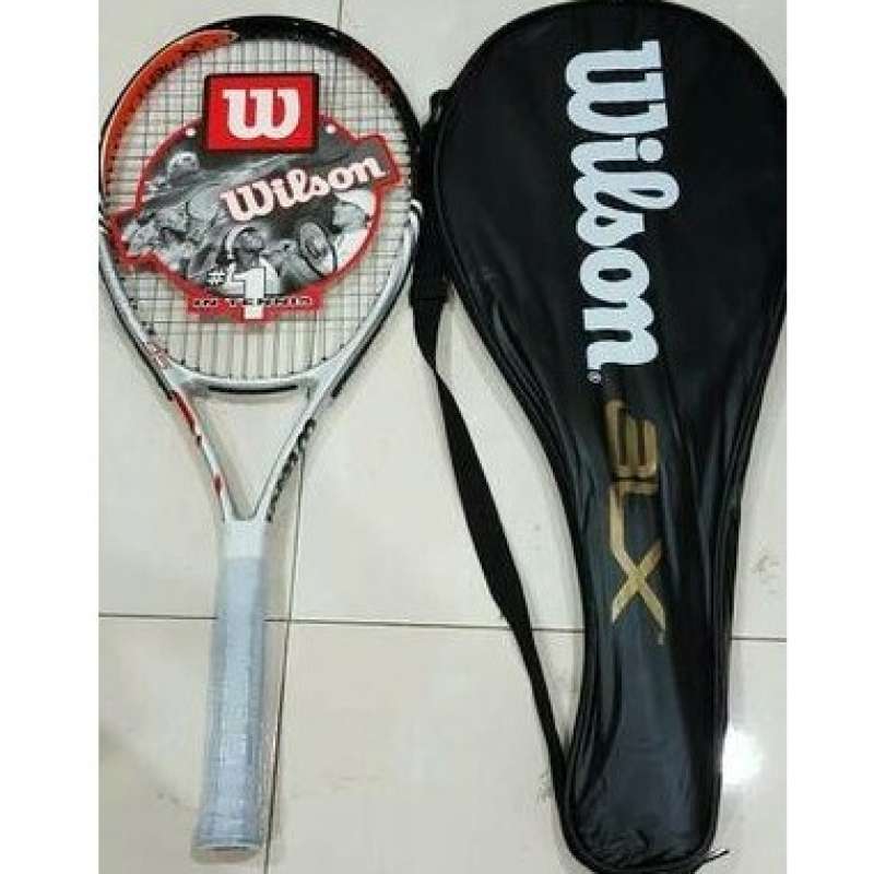 Jual raket tenis lapangan wilson blx senar (free tas) + raket bbolat ...