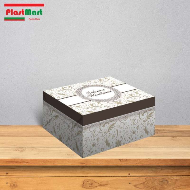 Promo Dus Kue Batik Coklat GS / Kotak Kue / Dus Snack / Kotak Snack ...