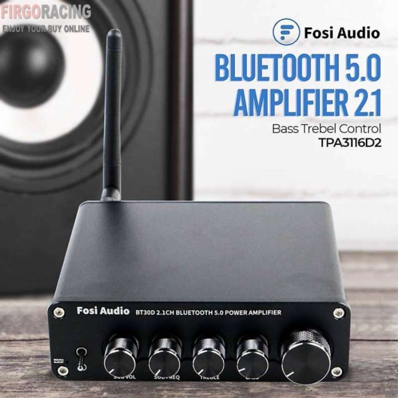 Promo Fosi Audio Bluetooth 5.0 Amplifier 2.1 Bass Treble Control Bt30d ... Promo Fosi Audio Bluetooth 5.0 Amplifier 2.1 Bass Treble Control Bt30d ...
