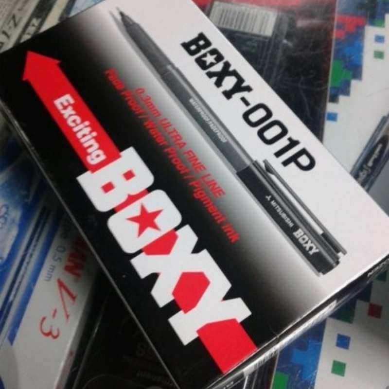 Jual pulpen boxy -001 p harga per lusin di Seller okebeli mart - Wijaya ...