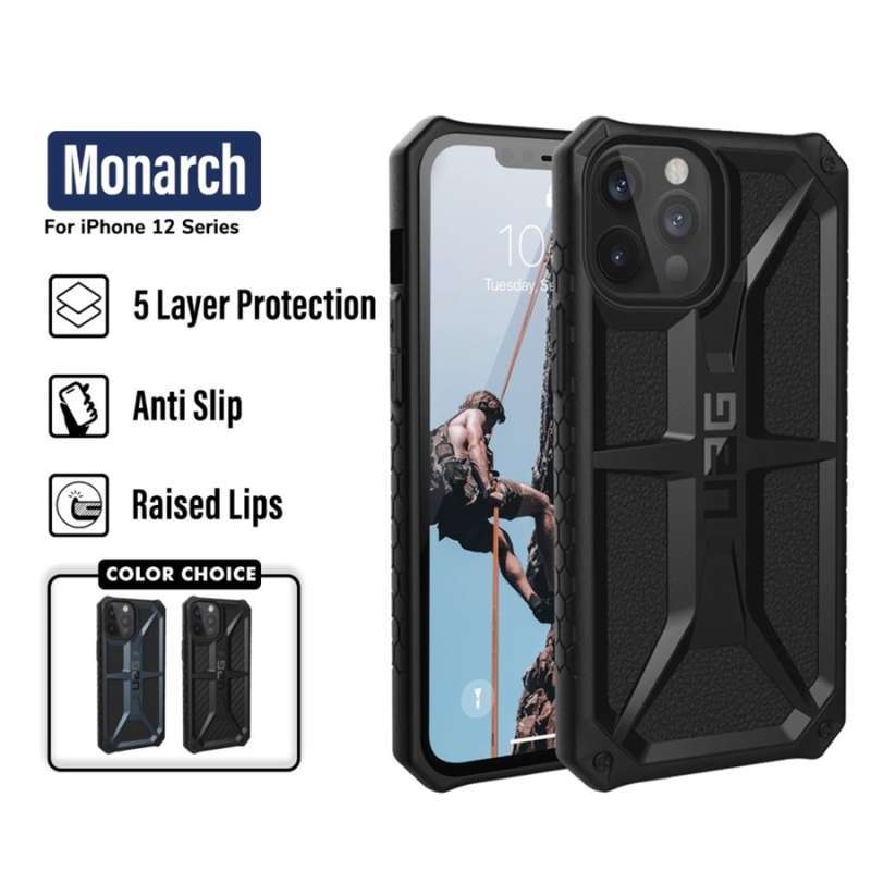 Promo Case iPhone 12 Pro Max Mini UAG Monarch Hybrid Carbon Armor ...