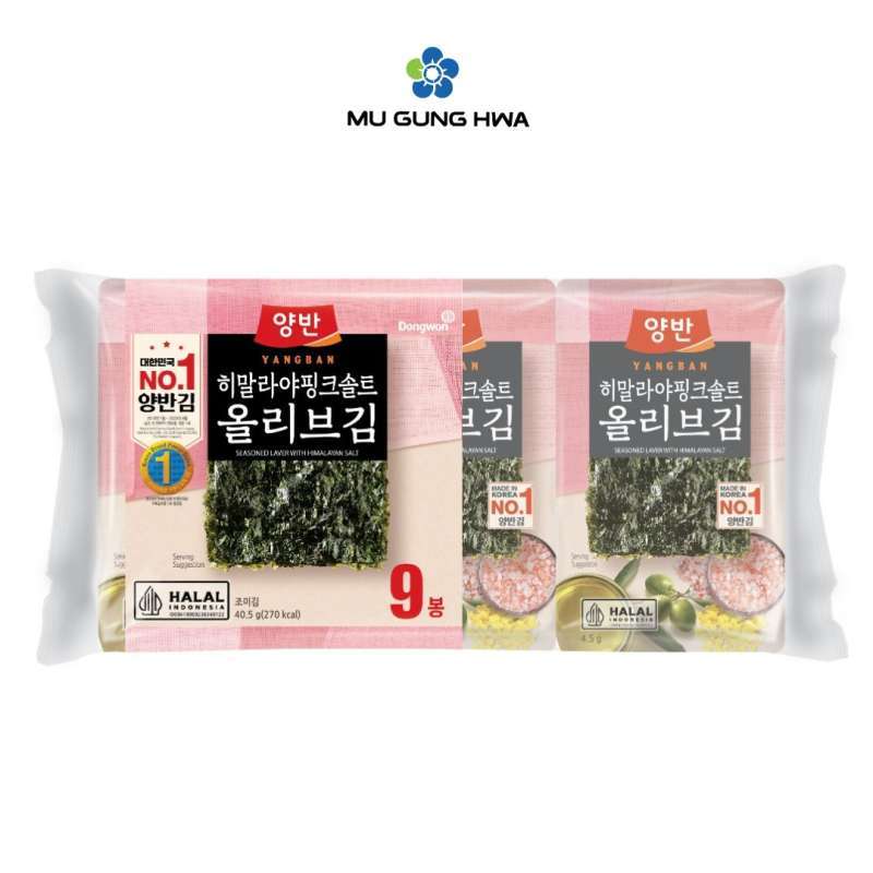 Promo DONGWON SEASONED LAVER WITH HIMALAYA SALT 40.5GR Diskon 20% di ...