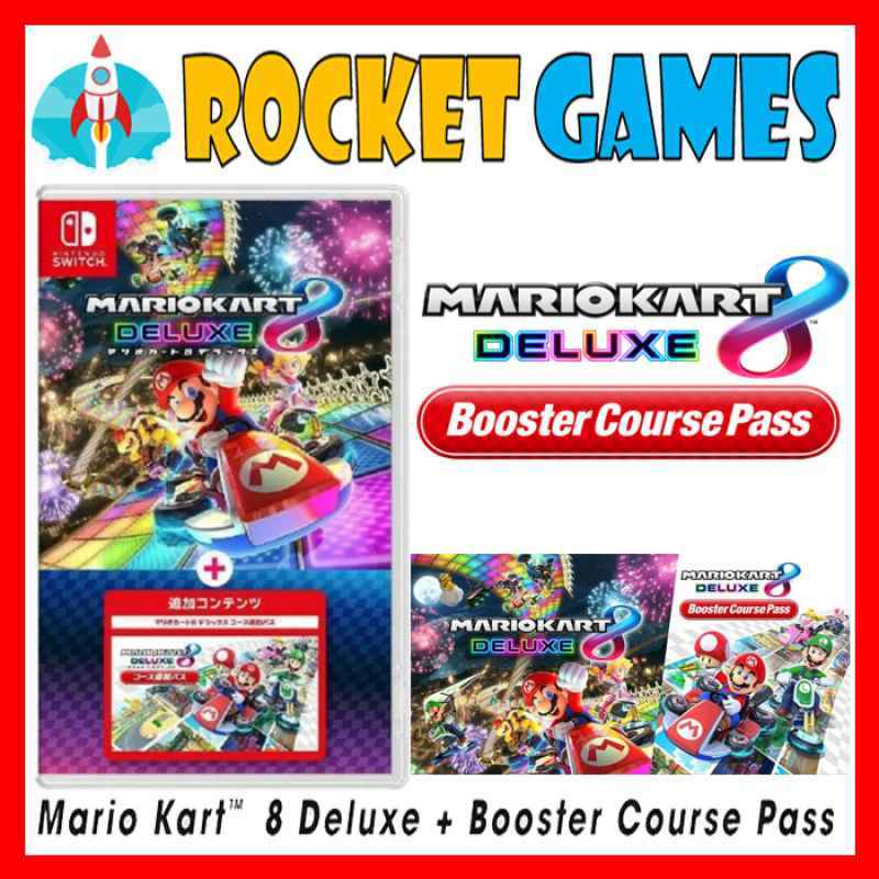 Jual Rocket Games Nintendo Switch Mario Kart 8 Deluxe Switch + Booster ...