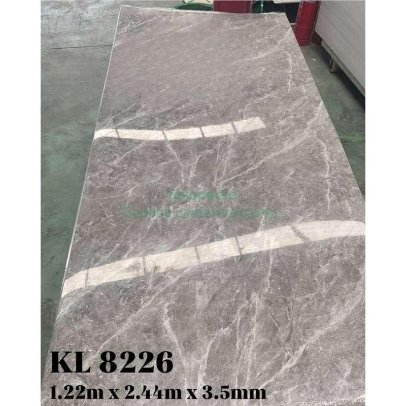 Promo New Pvc Marmer 1220 X 2440 X 3Mm / Pvc Uv Marble Sheet - KL 8226 ...