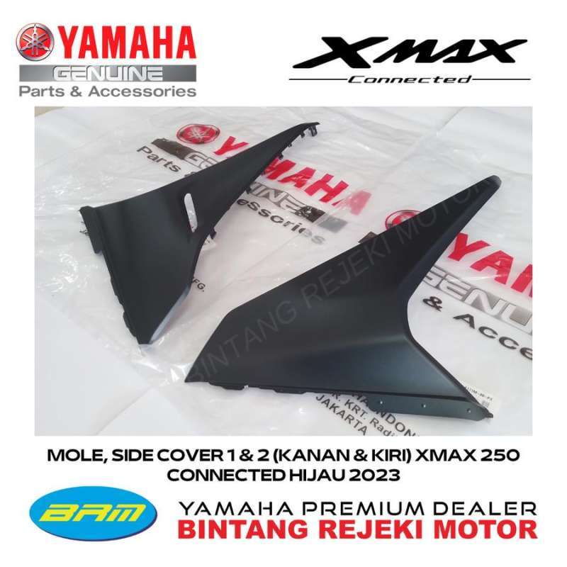 Jual MOLE, SIDE COVER 1 & 2 (KANAN & KIRI) XMAX 250 CONNECTED HIJAU ...