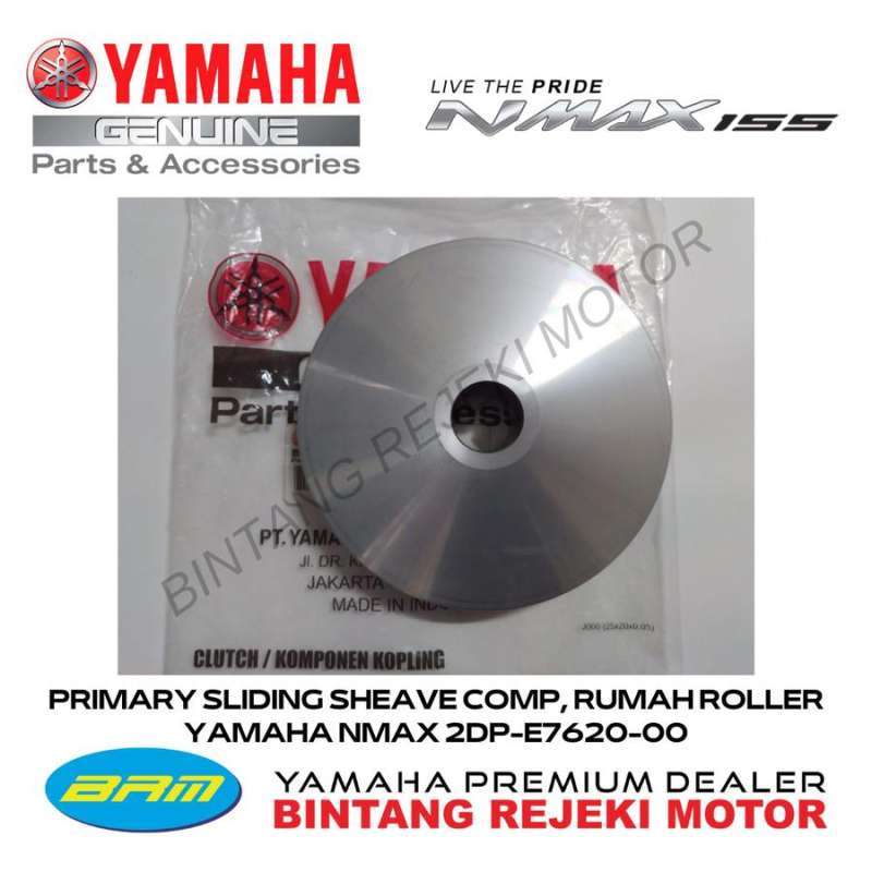 Jual PRIMARY SLIDING SHEAVE COMP., RUMAH ROLLER YAMAHA NMAX 2DP-E7620-00 di Seller BINTANG ...