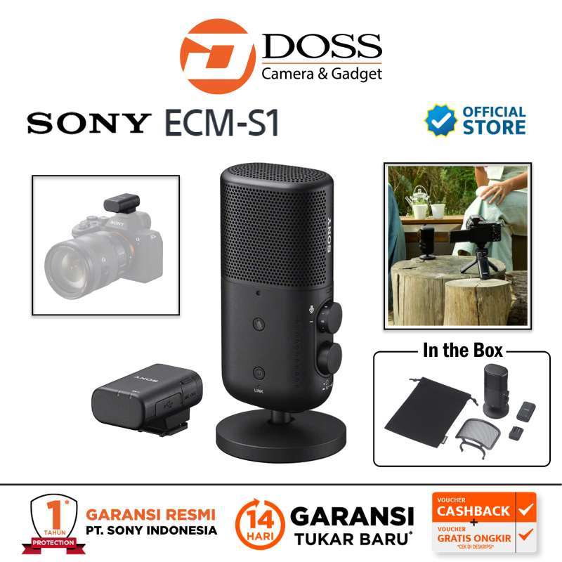 Jual Sony ECM-S1 Wireless Streaming Microphone ECM S1 Mic di Seller Doss MKS Official Store ...