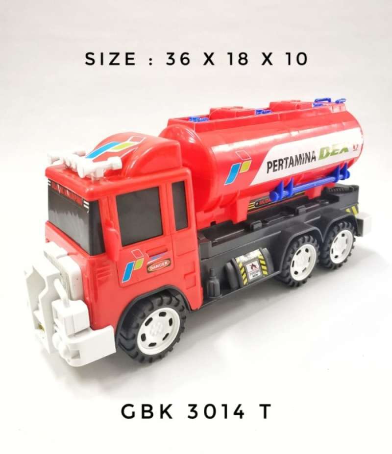Promo MAINAN MOBIL TRUK TANGKI MINYAK PERTAMINA DAN AIR FRICTION GBK ...