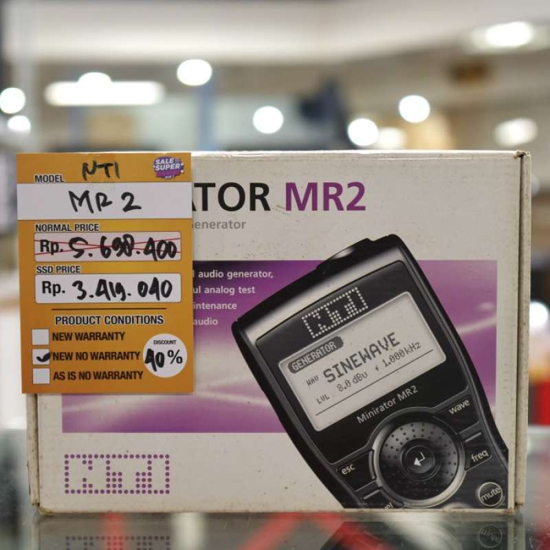Promo NTI MR 2 ANALOG AUDIO SIGNAL GENERATOR - XIONSTORE Diskon 50% di ...