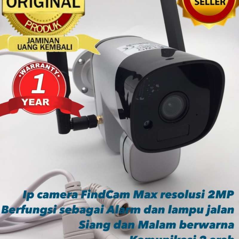 Promo IP CAMERA ALARM FINDCAM MAX 2MP , BERFUNGSI SEBAGAI LAMPU JALAN ...