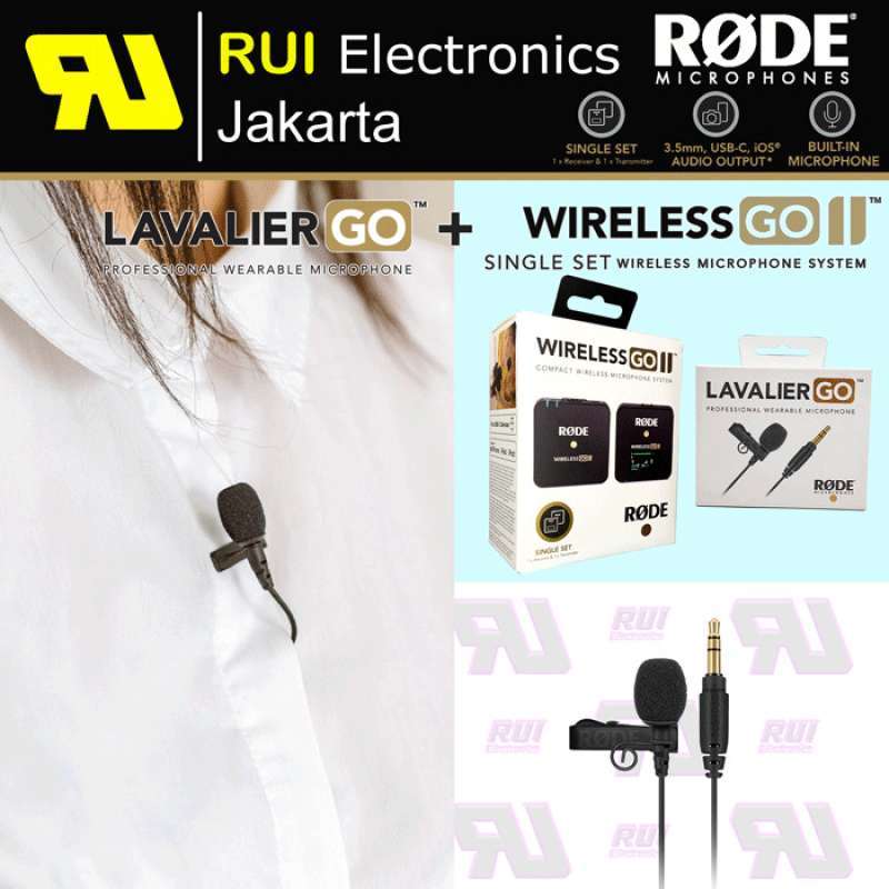 Promo RODE WIRELESS GO II SINGLE SET WIRELESS MICROPHONE SYSTEM ...