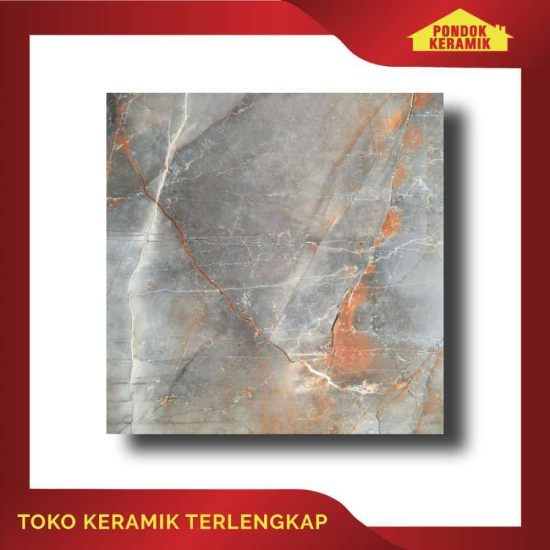 Jual Granit Lantai Hela 60x60 Motif Marmer Abu-abu / Glaze Tile Marmer ...