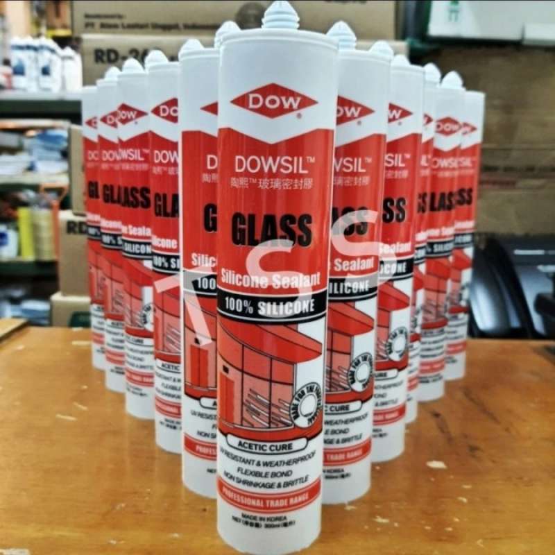 Jual Lem Sealant Silicone Silikon White Putih Isi 300 ml Dowsil DowSeal di Seller Olebu Shop ...