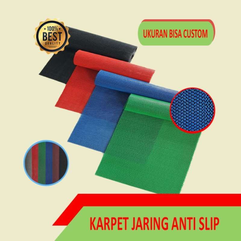 Promo Karpet Karet Keset PVC/Jaring Anti Slip Kamar Mandi 80x60 VARIAN ...