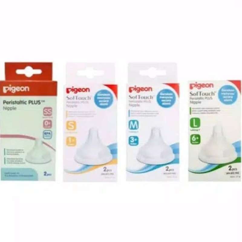 Promo Nipple Pigeon Wide Neck / Botol Susu / Dot Bayi / Nipple Pigeon ...