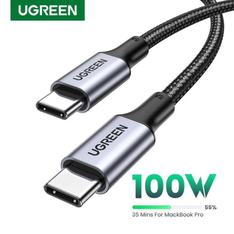 Promo UGREEN CABLE S24 ULTRA 100W TYPE C PD FAST CHARGING - Hitam 2M ...