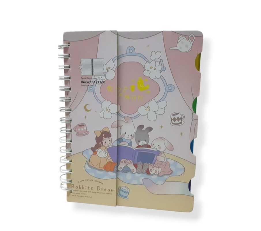 Jual BUKU DIARY / AGENDA SPIRAL HARD COVER UKURAN A5 DENGAN INDEX ...