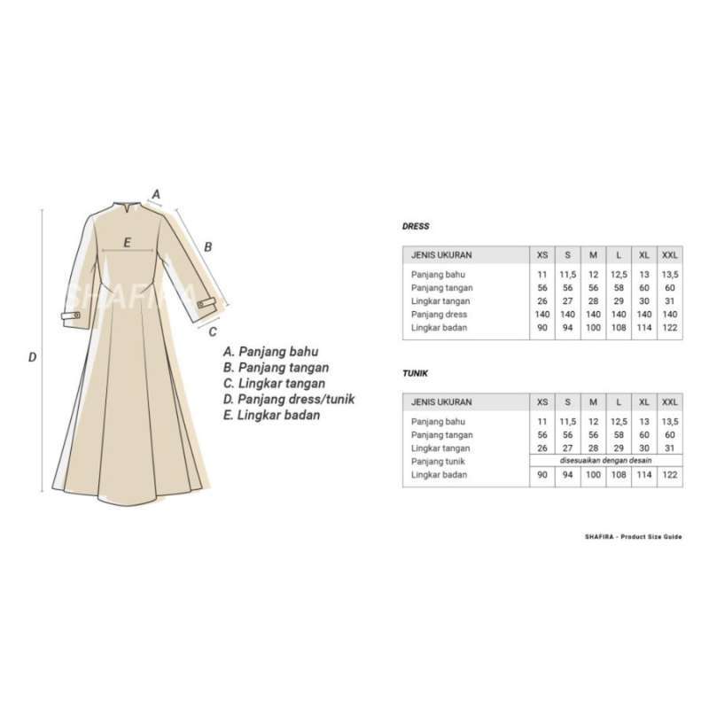 Jual Shafira Esmeralda Dress Cream | Gamis Muslim Wanita di Seller ...