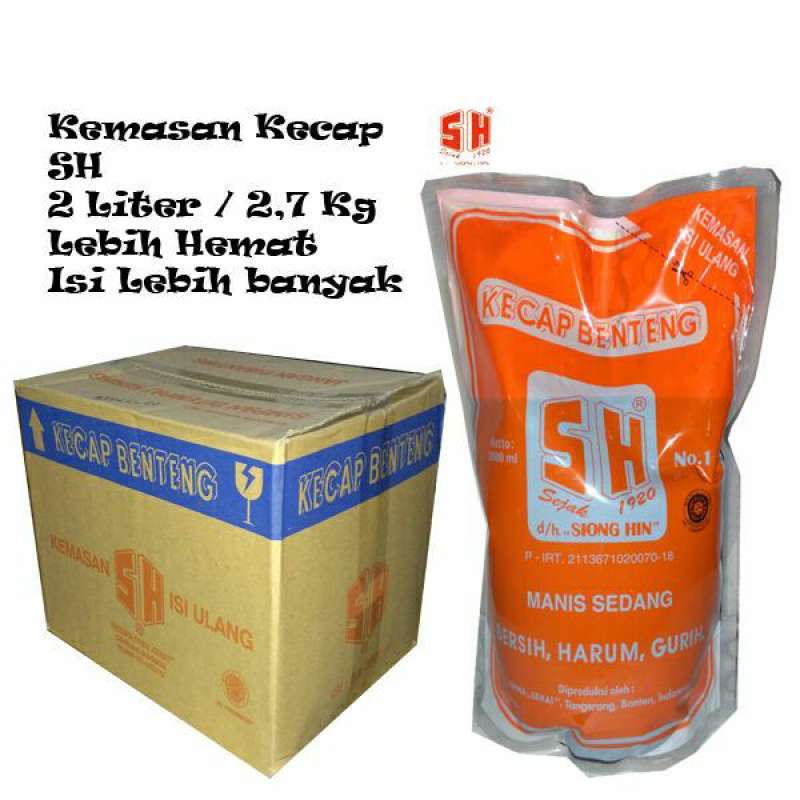 Promo Kecap Manis Benteng SH Refill 2 Liter Via Diskon 33% di Seller ...
