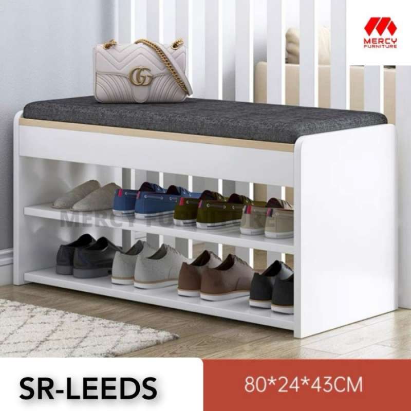 Promo Mercy Sr Leeds 2in1 Rak Sepatu Dan Bangku Multifungsi ...