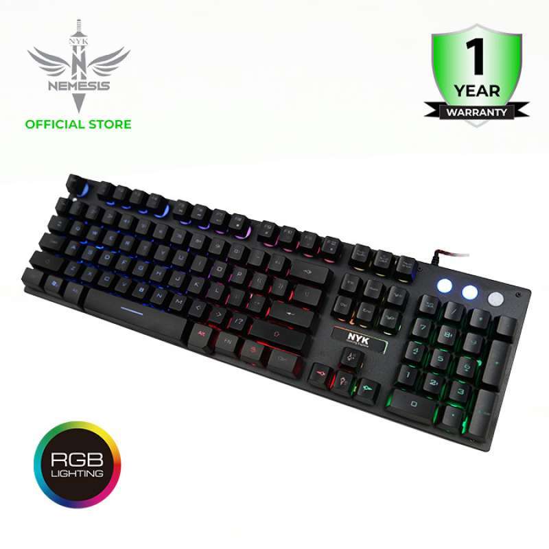 Promo NYK KR-201 Nemesis Keyboard Gaming Plat Besi Game Master Diskon 9 ...