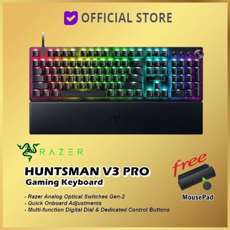 Promo Razer Huntsman V3 Pro Analog Optical Esports Gaming Keyboard ...