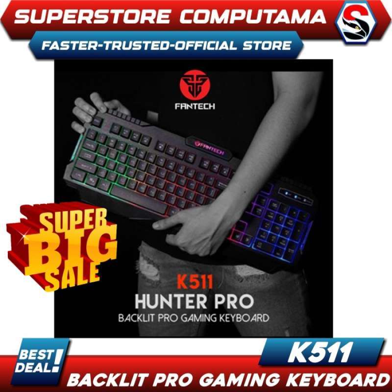 Promo Fantech K511 Hunter Pro Gaming Keyboard Diskon 9% di Seller SAFKA STORE - Mekarsari, Kab ...