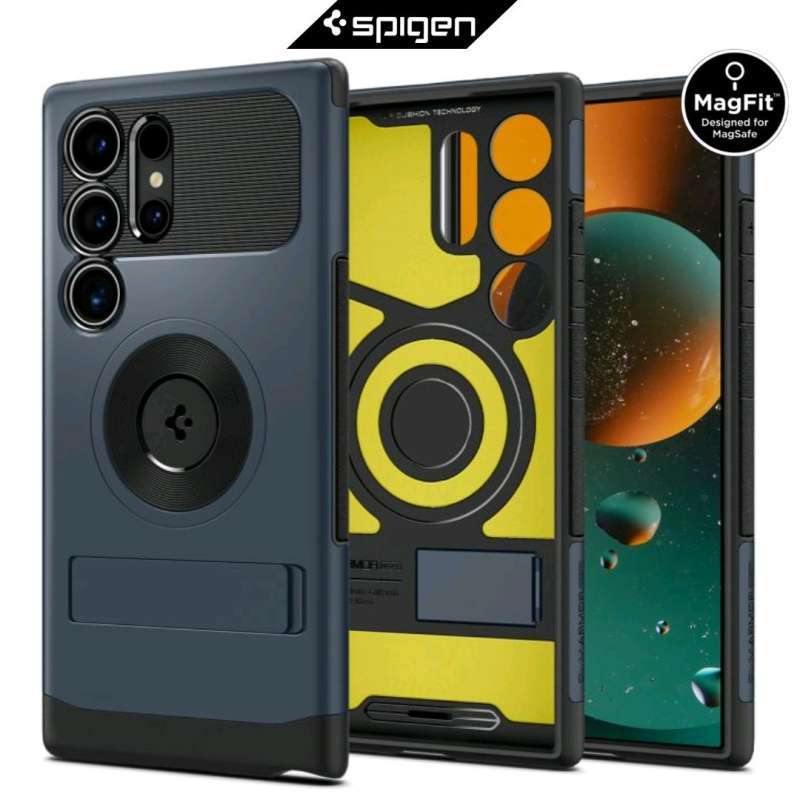 Jual Case Samsung Galaxy S24 Ultra 5g Spigen Slim Armor MagSafe Magnetic Anti Crack Casing Di ...