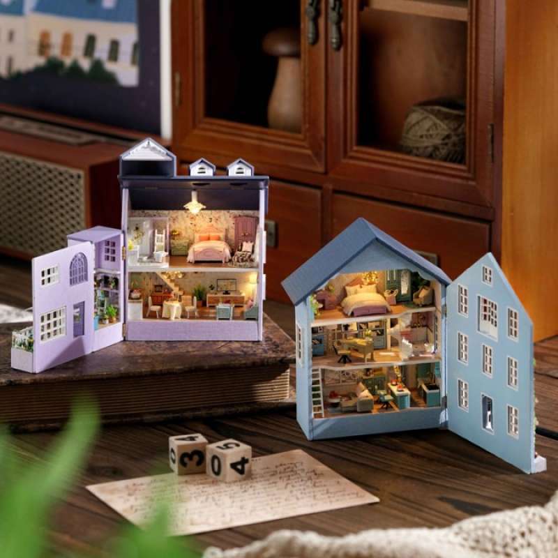 Promo Cute Room - Mini House Series - DIY Dollhouse Miniature Diskon 23 ...